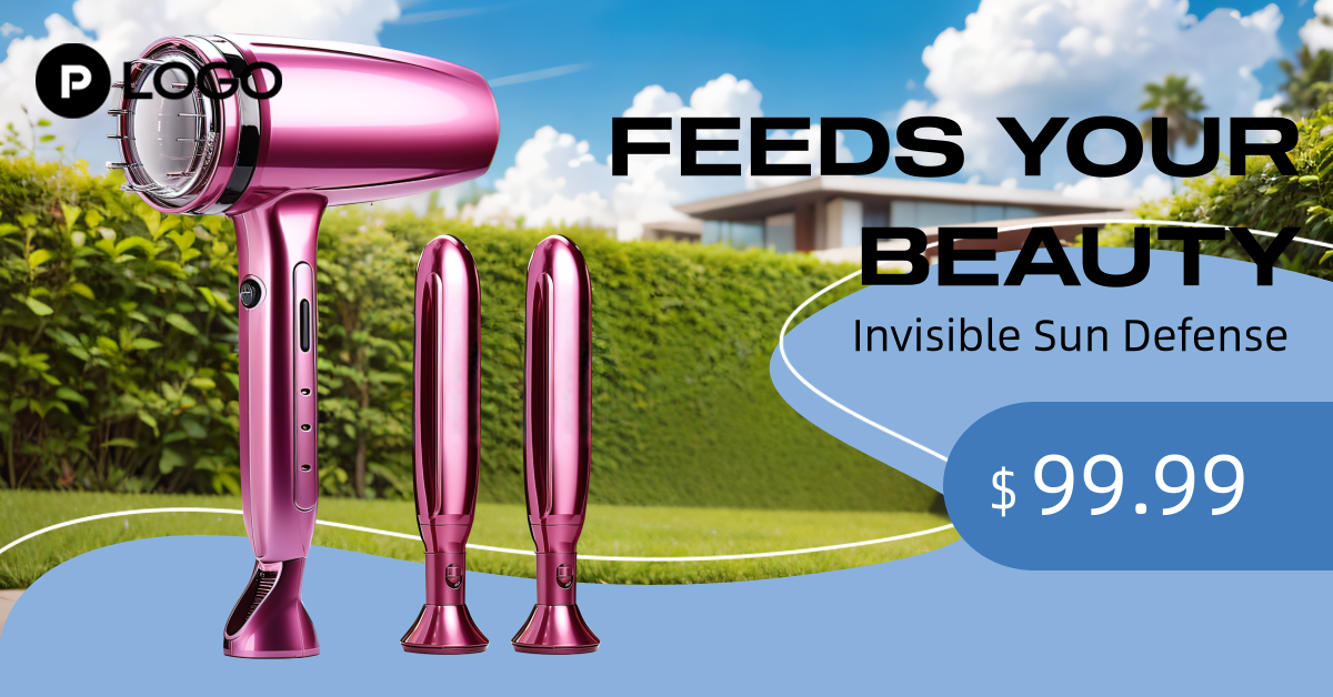 Diffuse Gradient style Beauty & Health category e-commerce main picture template